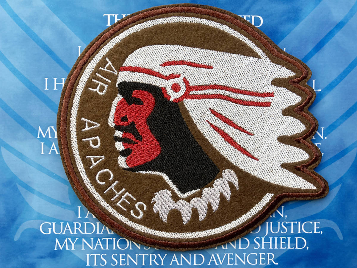 【未使用】=☆刺繍製☆345th Bombardment Group -AIR APACHES-Patch☆＝の落札情報詳細 - ヤフオク落札 ...