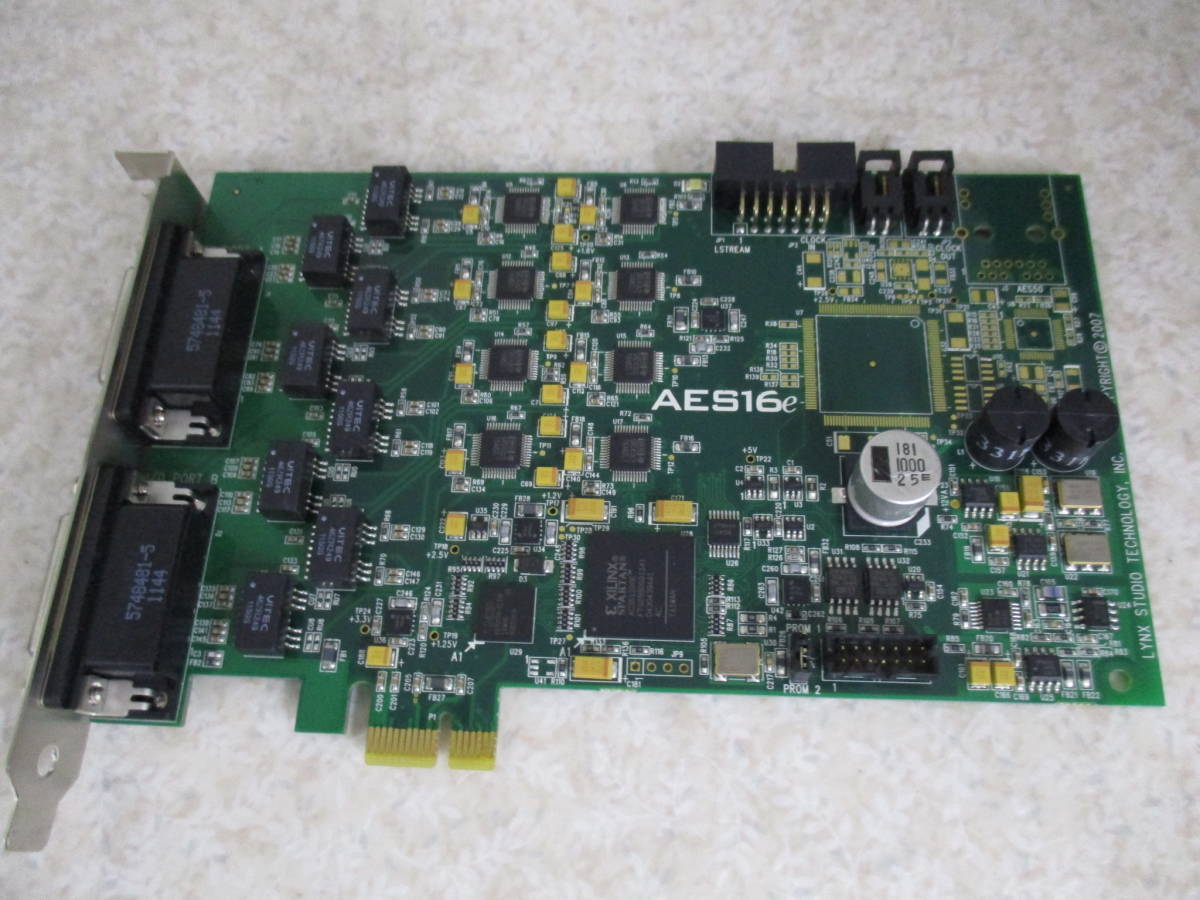 【やや傷や汚れあり】lynx studio technology AES16E★オーディオインターフェース 動作品★ NO:jII-98 の ...