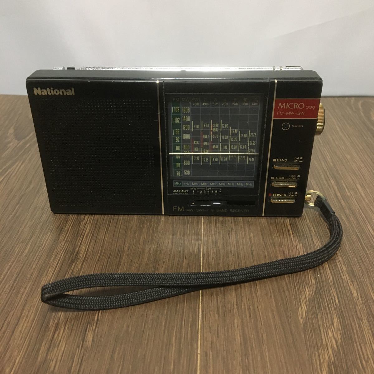 【傷や汚れあり】☆National ナショナル☆9バンドレシーバー☆MICRO 009☆RF-009☆ の落札情報詳細| ヤフオク落札価格情報 オークフリー