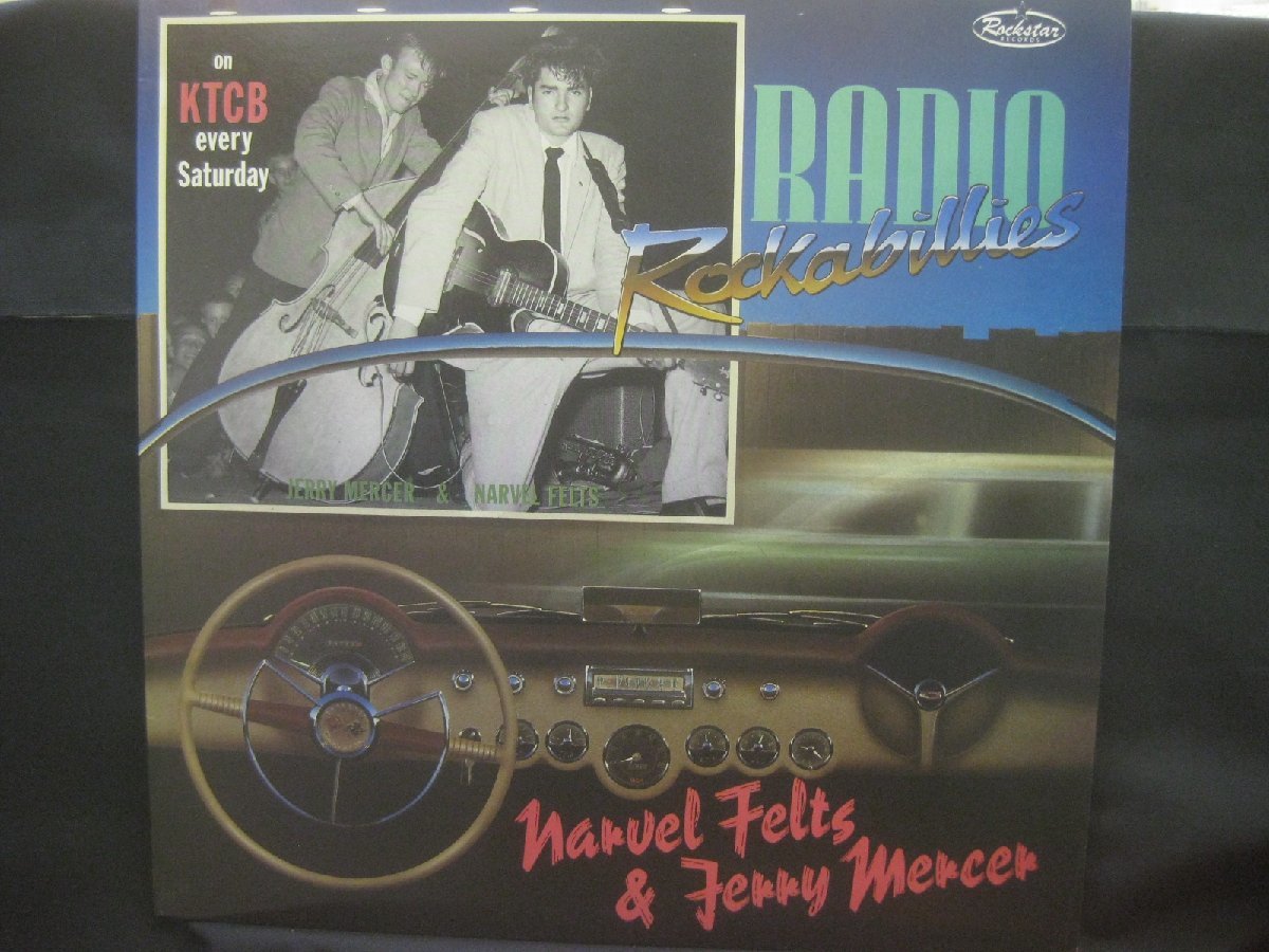 【やや傷や汚れあり】Narvel Felts & Jerry Mercer / Radio Rockabillies LP5655NO ...