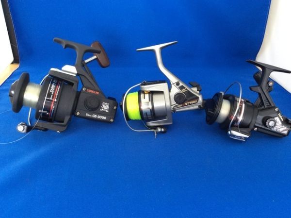 【やや傷や汚れあり】Daiwa 釣り スピニング リール 3点セット フィッシング 釣り 道具 ダイワ ワンタッチ LONG SPRINTER ...