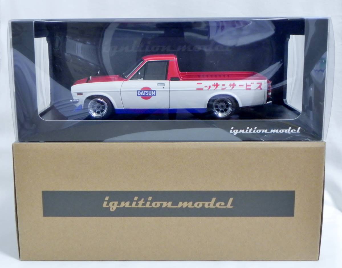 【新品】イグニッションモデル 1/43 日産 サニー トラック Long ナショナルカラーテレビ サニトラ Sunny-Truck ...