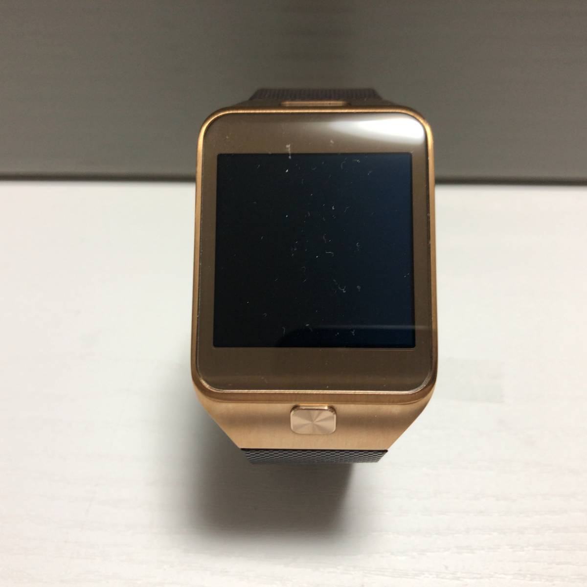 【目立った傷や汚れなし】☆お父さん部屋断捨離シリーズ【 Samsung サムスンGalaxy Gear2 SM-R380 ゴールド 】本体 ...
