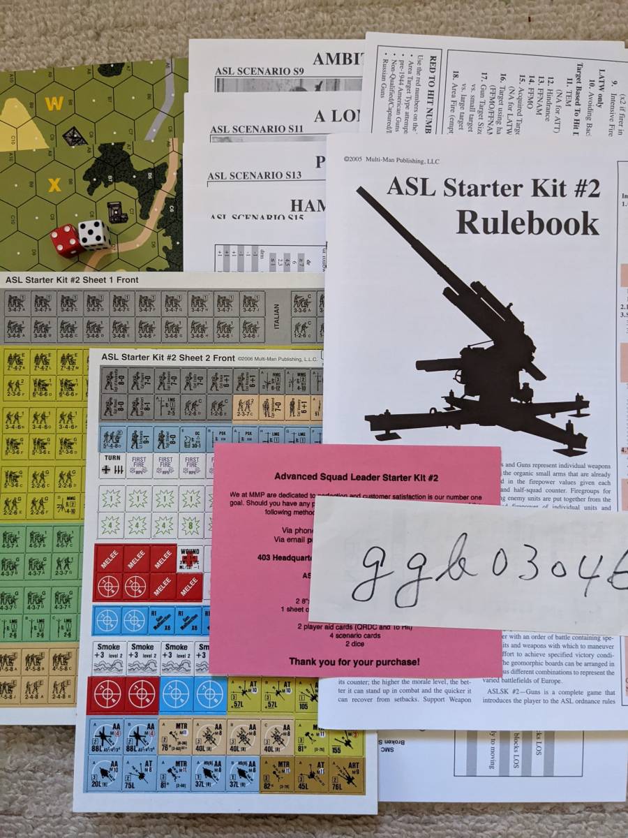【目立った傷や汚れなし】【WarGame】MMP ASL STARTER KIT #2 訳なし、未切断の落札情報詳細 - ヤフオク落札価格検索 ...
