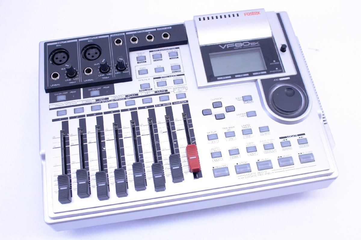 【傷や汚れあり】[B7D-312-003-2] FOSTEX フォステクス VF80 デジタル・マルチトラッカー ジャンク 【通電のみ確認済み ...