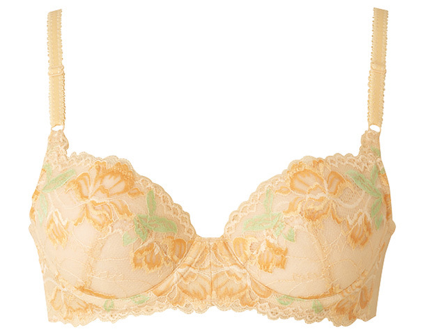 【未使用】シャルレ★ パレッティ ブラジャー★ D80 ライトベージュ★ FA222 新品★ 激安★ 軽やかレースブラ★ 高級下着★ 3/4 ...