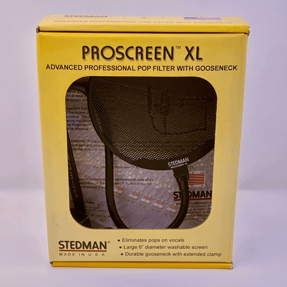 【未使用に近い】STEDMAN PROSCREEN XL 金属製ポップガードの落札情報詳細 - ヤフオク落札価格検索 オークフリー