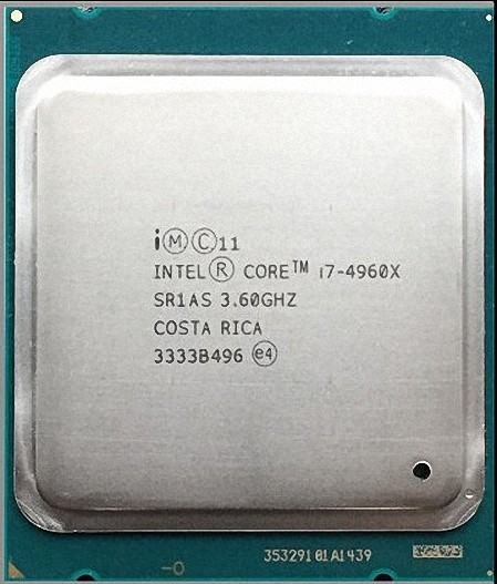 【未使用に近い】Intel Core i7-4960X SR1AS 6C 3.6GHz 15MB 130W LGA 2011 ...