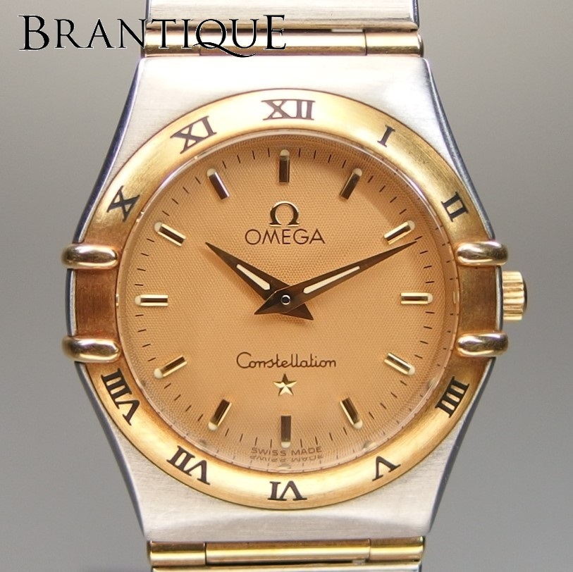 【傷や汚れあり】【希少品】オメガ コンステレーション Ref,795.1201 Cal,1456 OMEGA Constellation SSクォーツ デイト レディース 女性腕時計 ...