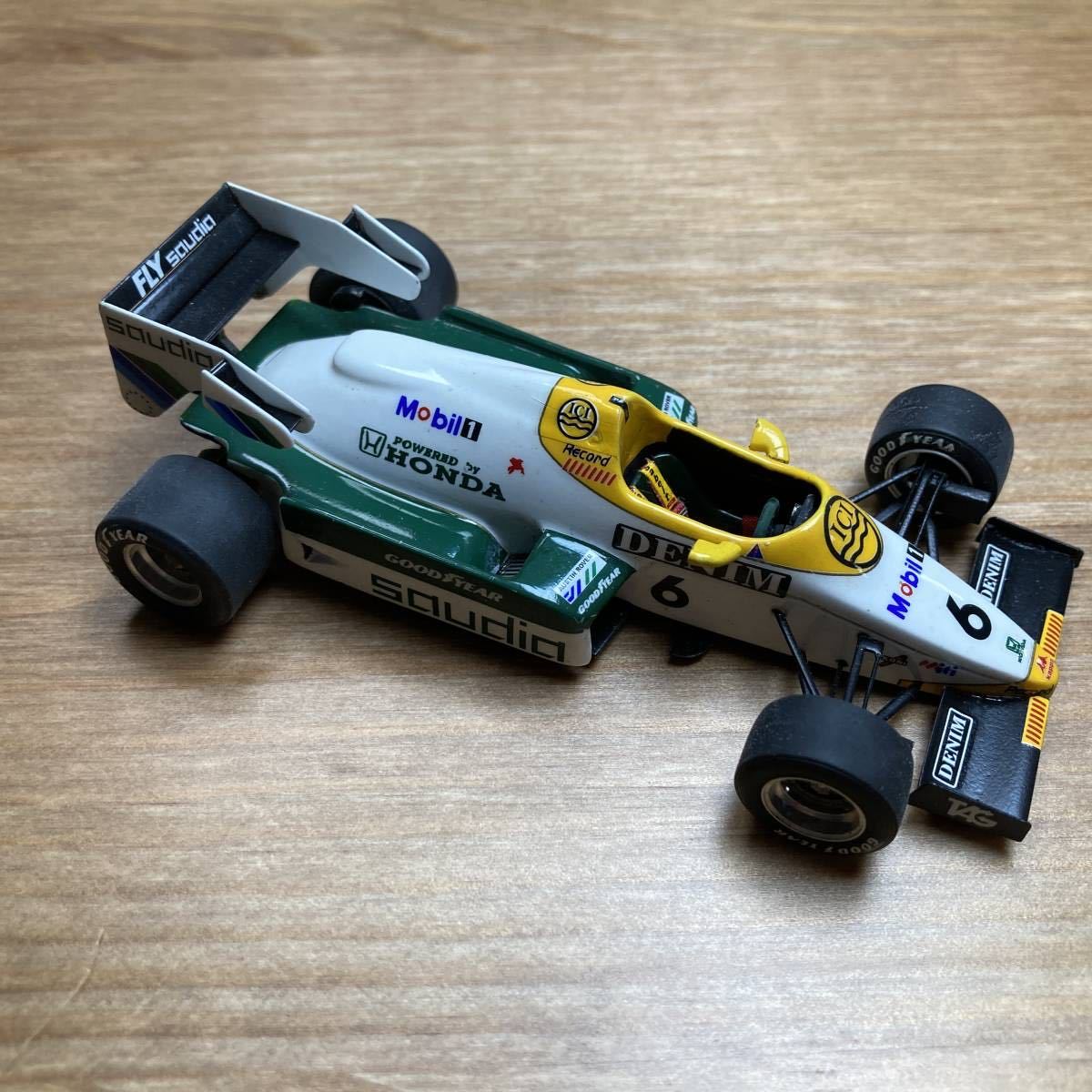 【目立った傷や汚れなし】【1/43 ミニチュア 完成品】Williams FW09 HONDA 1984 モデルカー MERI KITS メリキット ウィリアムズ ホンダ Keke ...