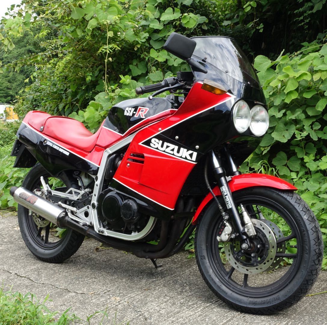 【傷や汚れあり】【低走行＆車検2年付】スズキ GSX-R400 GK71B 1984年 59馬力 実走行6109km ヨシムラカラー GSXR レーサーレプリカ 旧車 の落札情報詳細 ...