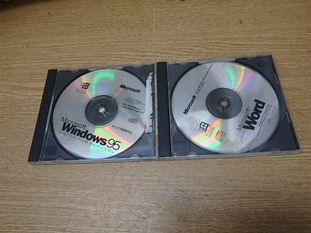 【やや傷や汚れあり】即決 マイクロソフト Windows95 オペレーティングシステム＆ Word ワードの落札情報詳細 - ヤフオク落札価格検索 オークフリー