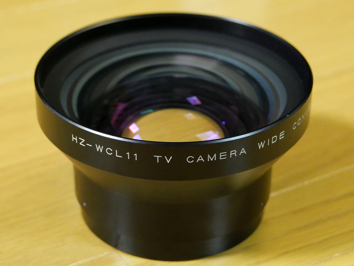 【目立った傷や汚れなし】VICTOR/0.7倍ワイドコンバージョンレンズ/HZ-WCL11/TV CAMERA WIDE CONVERSION ...