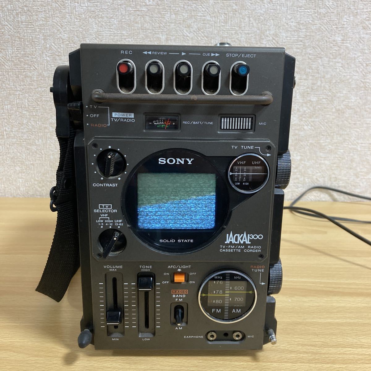 【やや傷や汚れあり】SONY ソニー JACKAL300 ジャッカル FX-300 77製 ラジオカセット 昭和レトロ ラテカセ ラジカセ オーディオ機器 ラジオ受信確認済み 8ア1623 の ...