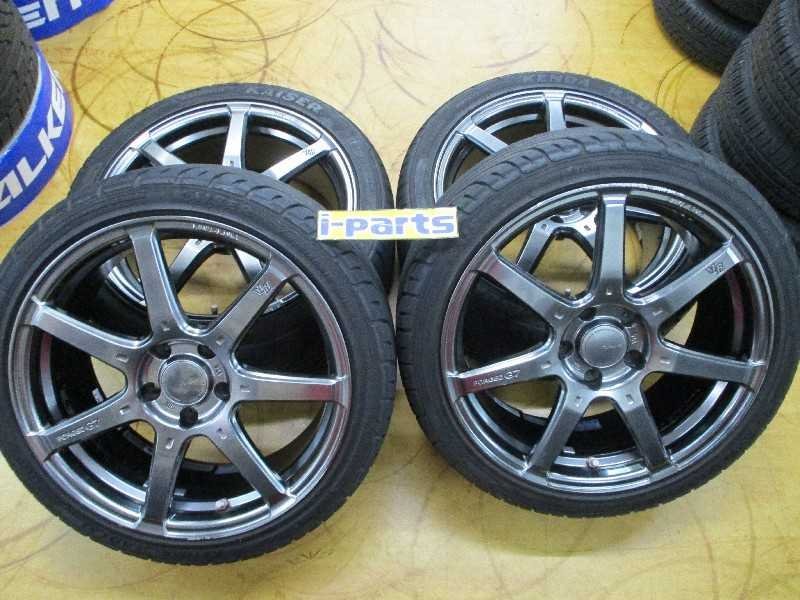 【傷や汚れあり】RAYS VR G7/KENDA18インチ4本セット ボルクレーシング 8J 225/40R18 S2000 太田の落札情報 ...