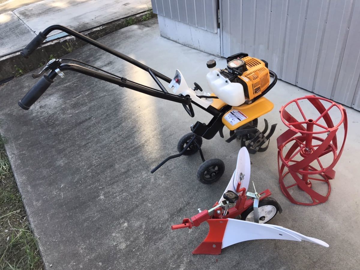 【未使用に近い】リョービ RCVK-4300 耕うん機 アタッチメント2種付きの落札情報詳細 - ヤフオク落札価格検索 オークフリー