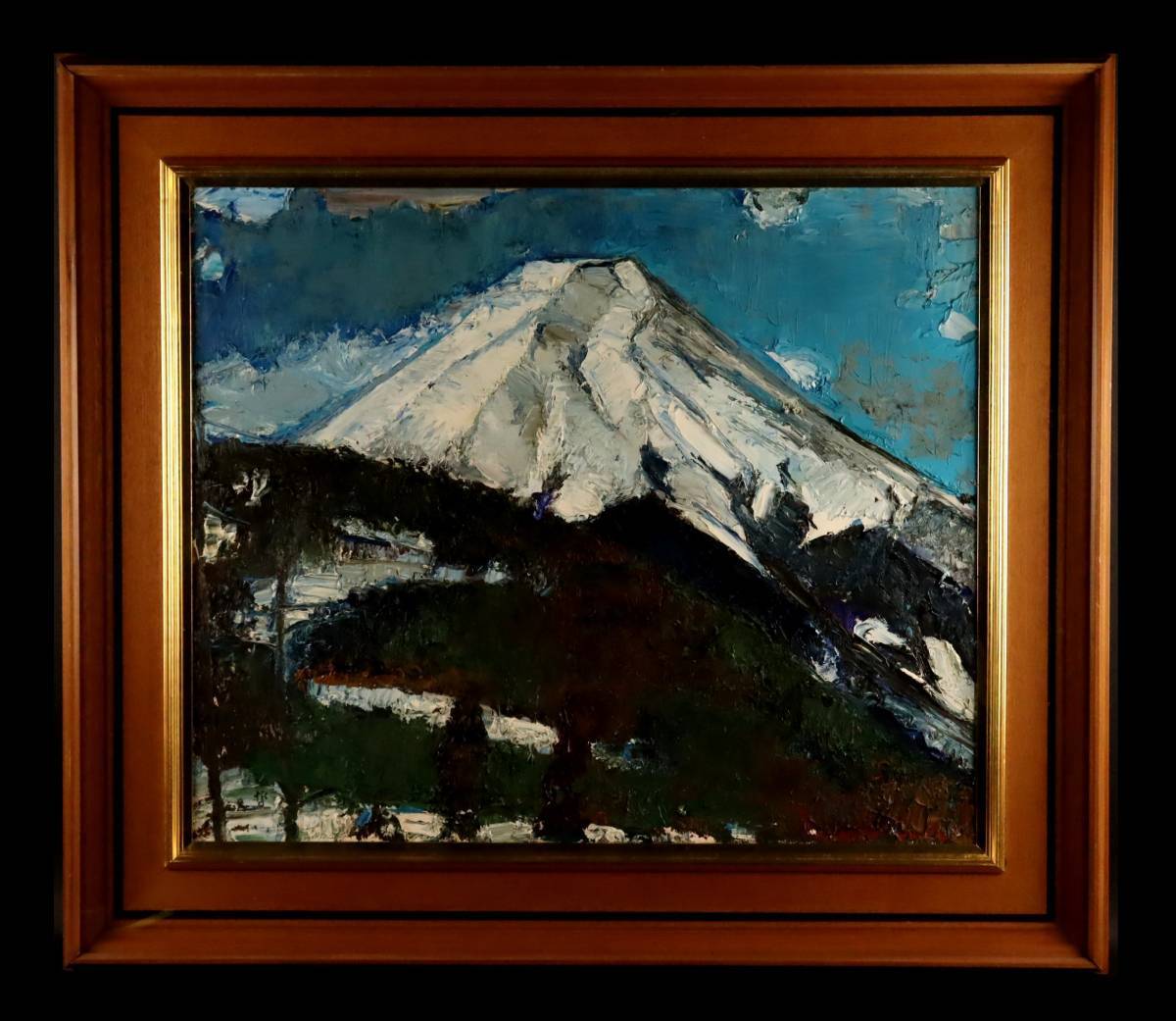 【やや傷や汚れあり】真作保証 江藤哲 「富士山」 油彩20号 肉筆 傑作 日展参与 東光委員 [U58すさ]の落札情報詳細 - Yahoo!オークション落札価格検索 オークフリー