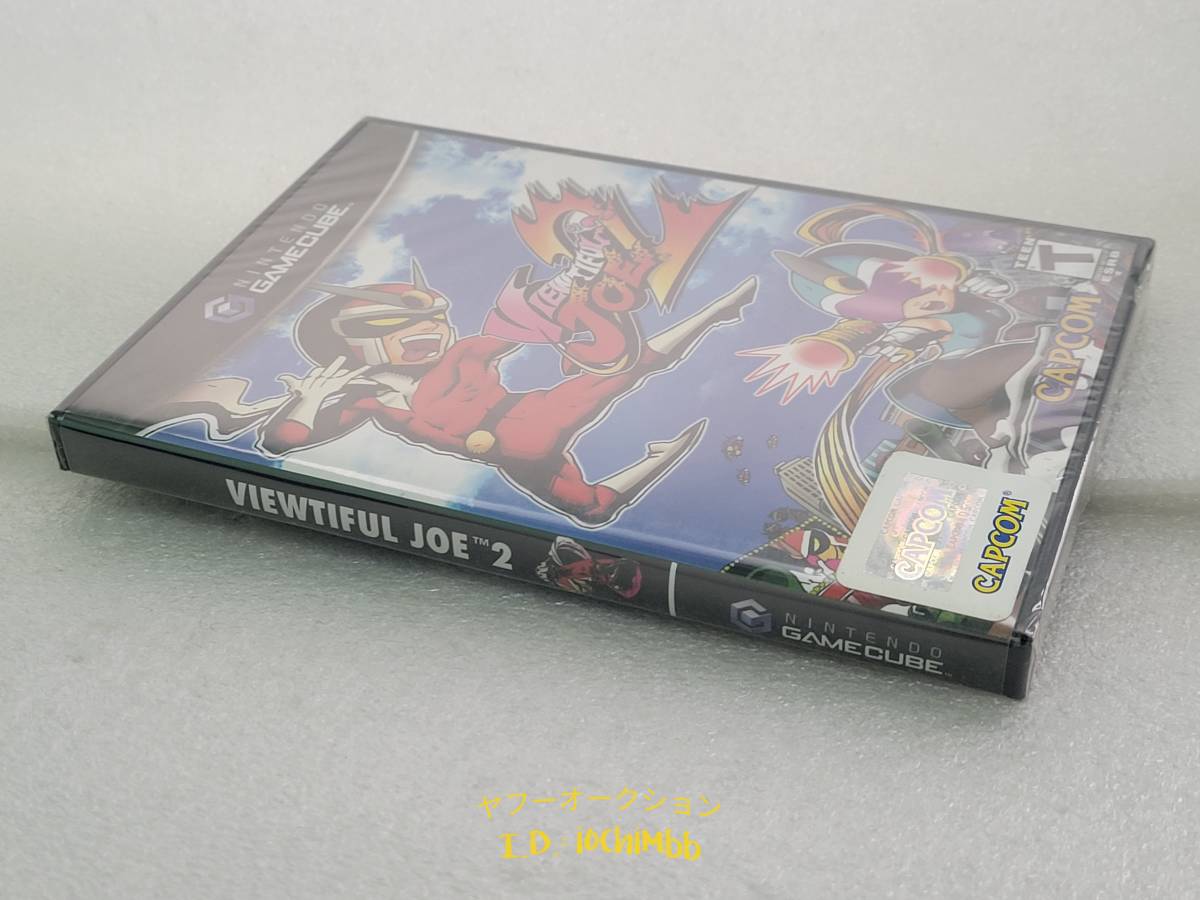 【未使用】レア 新品未開封 海外版 ビューティフルジョー 2 Viewtiful Joe 2 ゲームキューブ ソフト 任天堂 GAMECUBE ...
