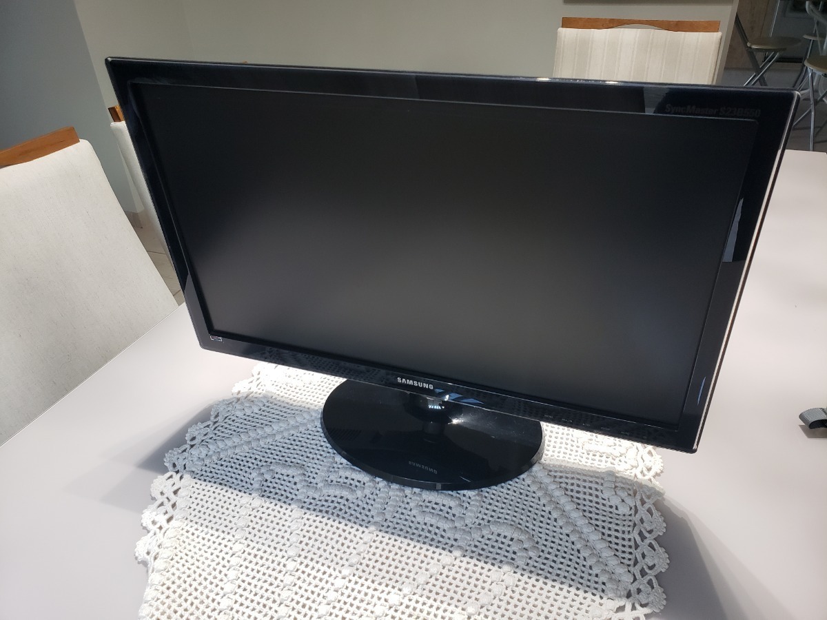 【傷や汚れあり】1000円スタート サムソン SAMSUNG 23型ワイド液晶モニター S23B550V 動作品 ディスプレイ Dサブ ...