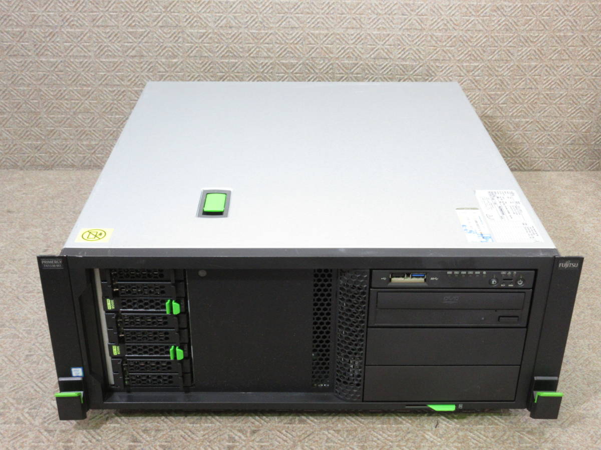 【傷や汚れあり】【※HDD無し】富士通 ラックマウント / PRIMERGY TX1330 M1 / Xeon E3-1220v3 3.10GHz / 4GB / DVD-ROM / No ...