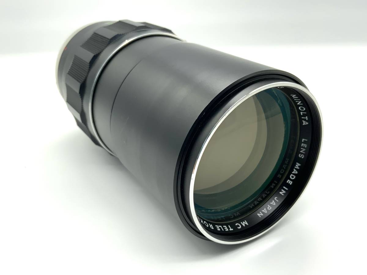 【傷や汚れあり】★現状にて MINOLTA ミノルタ MC TELE ROKKOR-QF 200mm F:3.5 望遠レンズ ...