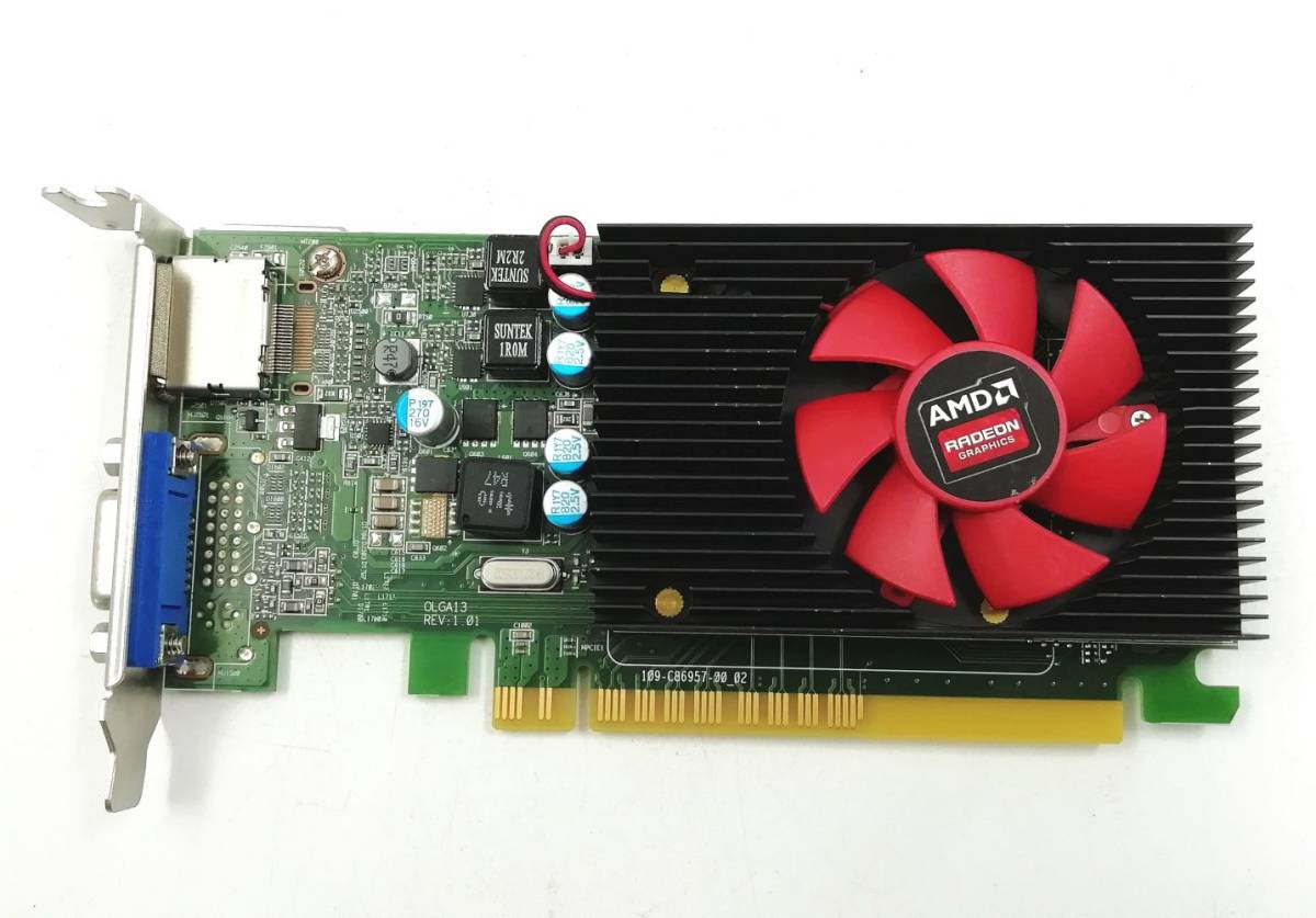 【やや傷や汚れあり】AMD Radeon R5 430 HD 8570 1G アナログVGA（D-Sub15ピン） DisplayPort ...