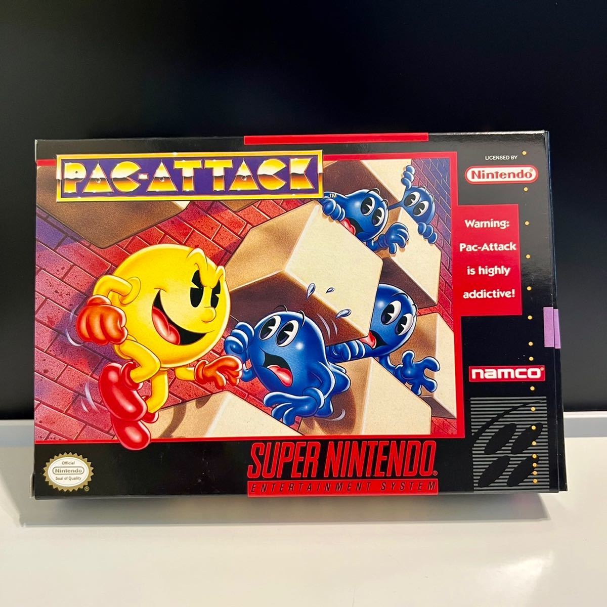 【目立った傷や汚れなし】SNES Nintendo 任天堂 SFC 海外版 ソフト PAC ATTACK パックマン 箱説付の落札情報詳細 ...