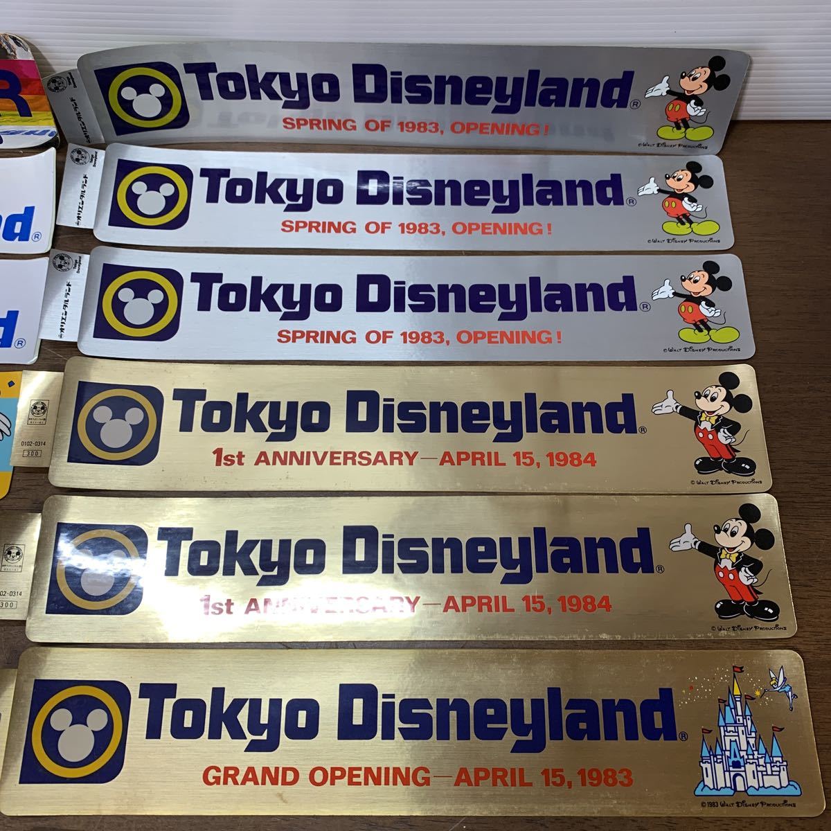 【傷や汚れあり】東京ディズニーランド TDL 1983/1984年 グランド オープン 記念 アニバーサリー 等 まとめて大量セット ...