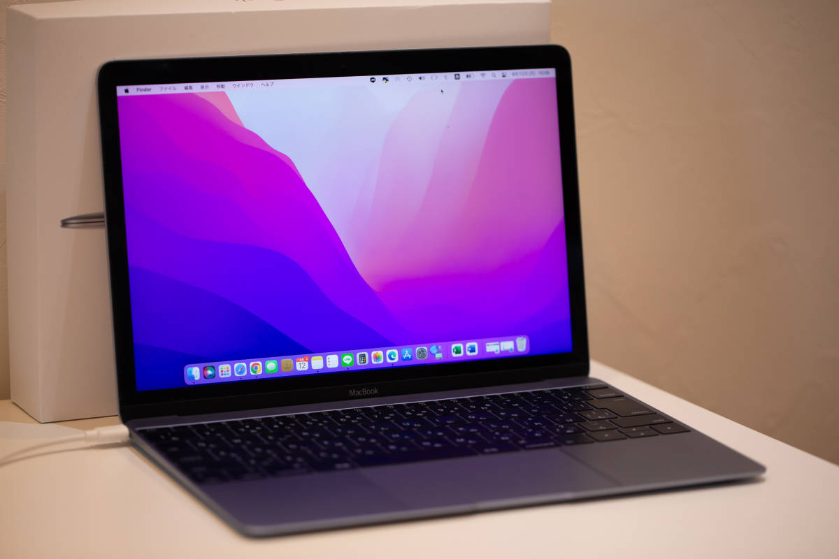 【目立った傷や汚れなし】Macbook 12インチ 512GB Intel m7 ロジックボード&バッテリー交換品 MacBook ...