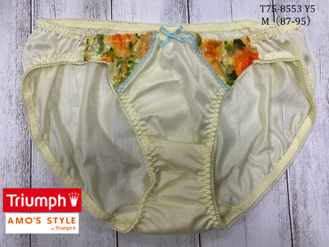 【未使用】AMO'S STYLE by Triumph/アモスタイル バイ トリンプ ショーツ 花柄プリント M（ヒップ87～95）イエロー T75-8553-Y5-5の落札情報詳細 ...