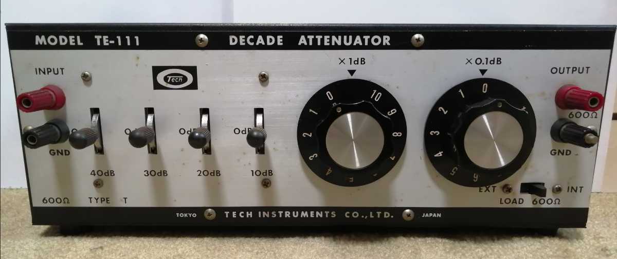 【全体的に状態が悪い】【ジャンク品】アッテネーター DECADE ATTENUATOR TE-111 TECH INSTRUMENTS 日本製の落札情報詳細 - ヤフオク落札価格検索 オークフリー
