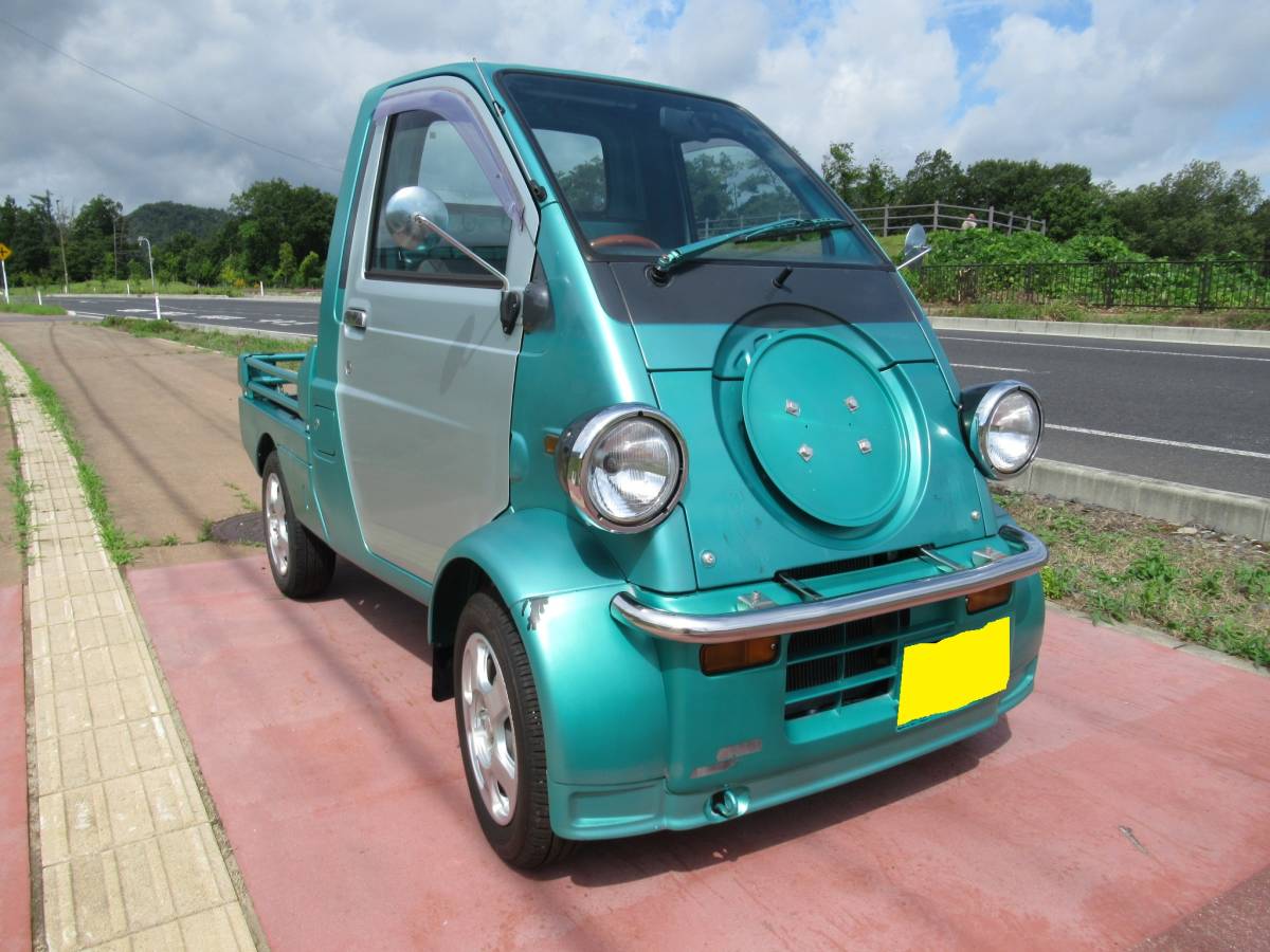 【走行距離 34,600 km】希少車！走行3万キロ台！K100P ミゼットⅡ D 4速マニュアル 1人乗り 社外ステアリング アルミホイール 車検2年付 の落札情報詳細| ヤフオク落札価格 ...