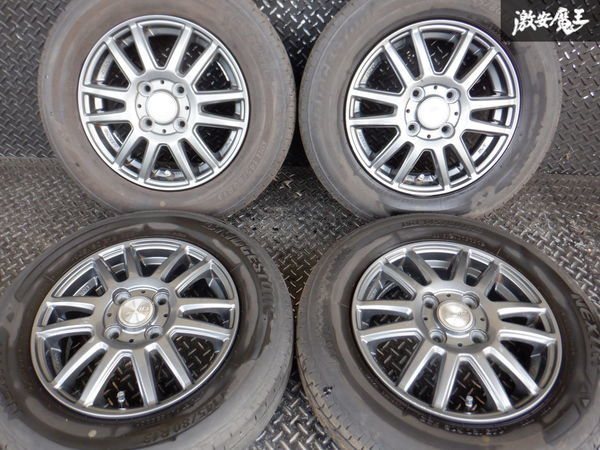 【やや傷や汚れあり】共豊 KYOHO dp devotion デボーション 13インチ 4J +45 4穴 PCD100 ブリヂストン NEXTRY 145/80R13 4本 ワゴンR アルト ...