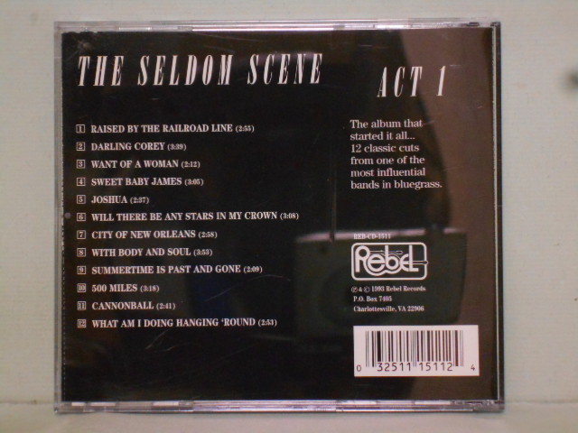 【目立った傷や汚れなし】THE SELDOM SCENE ザ・セルダム・シーン / ACT 1 US盤CDの落札情報詳細 - Yahoo ...