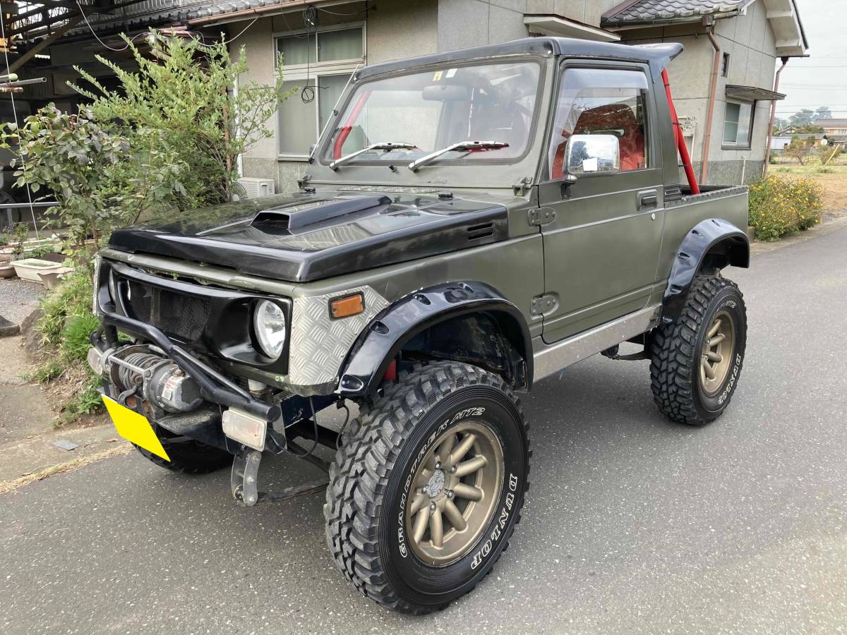 【走行距離 120,730 km】車検5年10月 JA11C JA11 ジムニー 幌 カスタム多数 クロカン仕様 デフロック付き エアコンパワステ付き すぐ遊べますの落札情報詳細 - ヤフオク ...