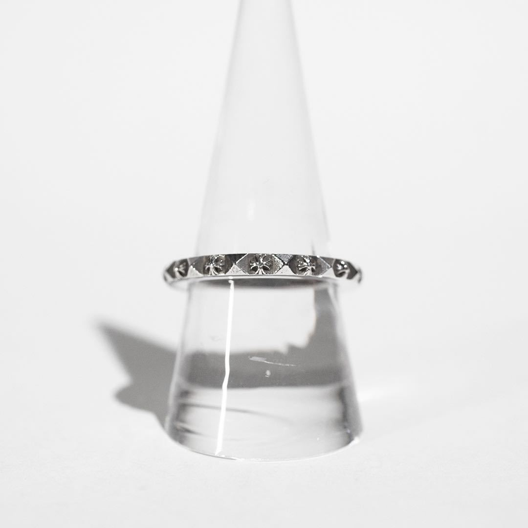 【やや傷や汚れあり】Chrome Hearts TFP PNK PLS RING クロムハーツ トゥルーファッキンパンクリング 19〜19.5 ...
