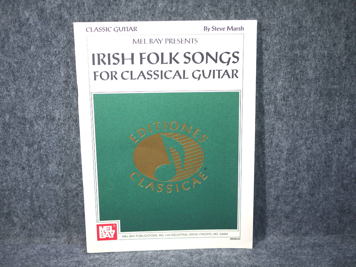 【やや傷や汚れあり】o) クラシックギター Irish Folk Songs for Classical Guitar [1]3610の落札 ...