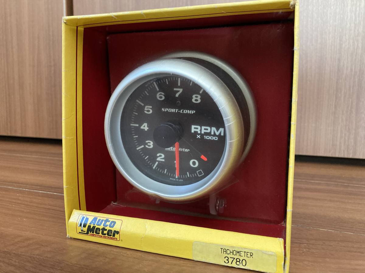 【未使用】オートメーター autometer 3780 タコメーター 送料無料！ 未開封 未使用 空冷 ワーゲン ホットロッド drag NASCAR mooneyes 旧車 訳あり の落札 ...