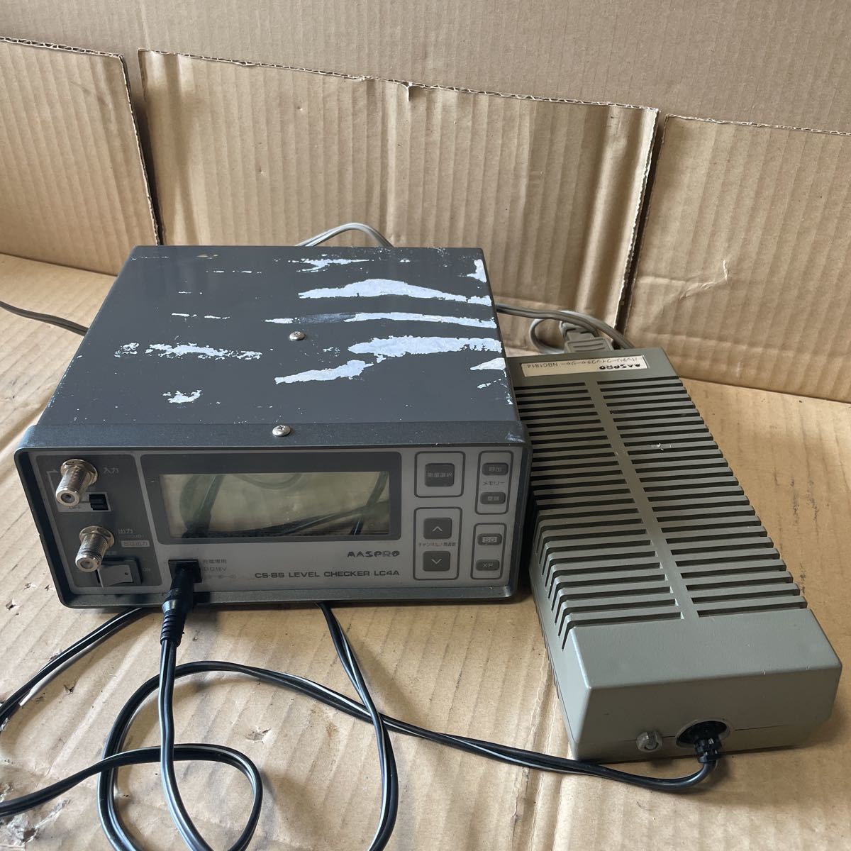【傷や汚れあり】（15V）MASPRO マスプロ CS・BS レベルチェッカー LC4Aの落札情報詳細 - ヤフオク落札価格検索 オークフリー