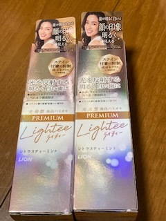 【未使用】ライティー プレミアム シトラスティーミント Lightee PREMIUM 光発想 美白ハミガキ 100g 2個セットの落札情報詳細 - ヤフオク落札価格検索 オークフリー
