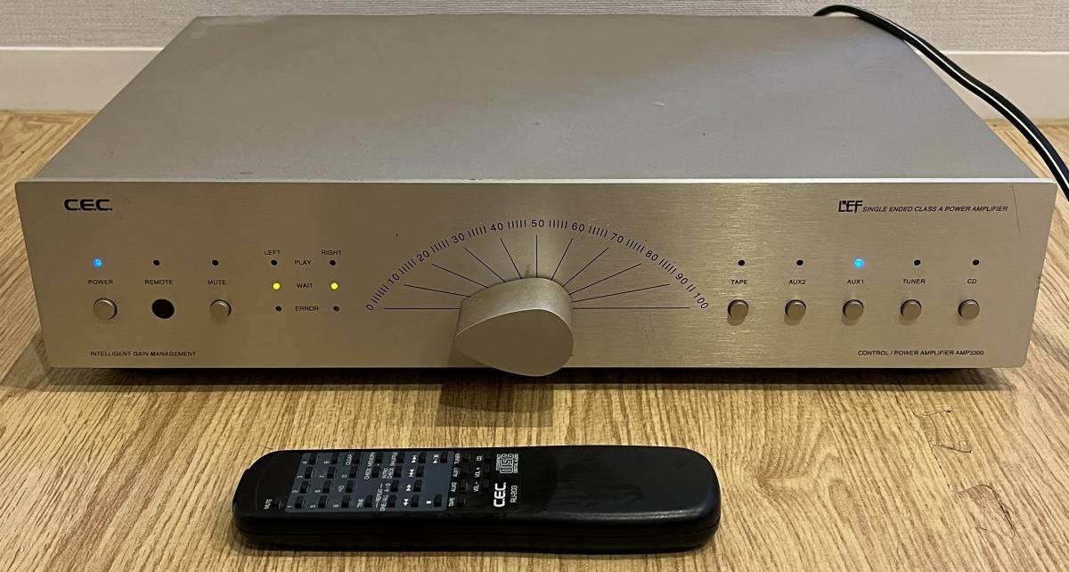 【その他】 ジャンク 動作未確認 CEC AMP3300 アンプ シーイーシー C.E.C. オーディオ 通電OK プリメインアンプ オーディオ機器 の落札情報詳細| ヤフオク落札価格情報 ...