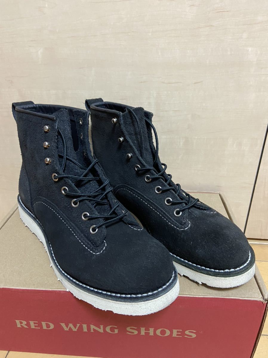 【目立った傷や汚れなし】REDWING 2900 6-inch LINEMAN BOOTS レッドウイング 6インチ ラインマンブーツ 10.5D 28.5cm 黒 スエード ブラック の落札 ...
