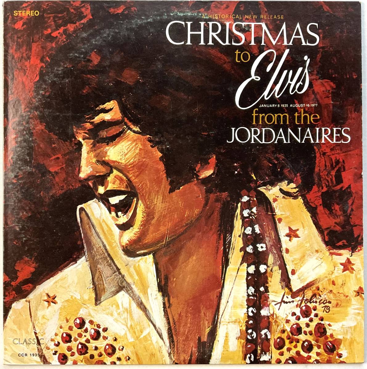 【目立った傷や汚れなし】激レア エルビスプレスリー レコード LP The Jordanaires Christmas To Elvis ...