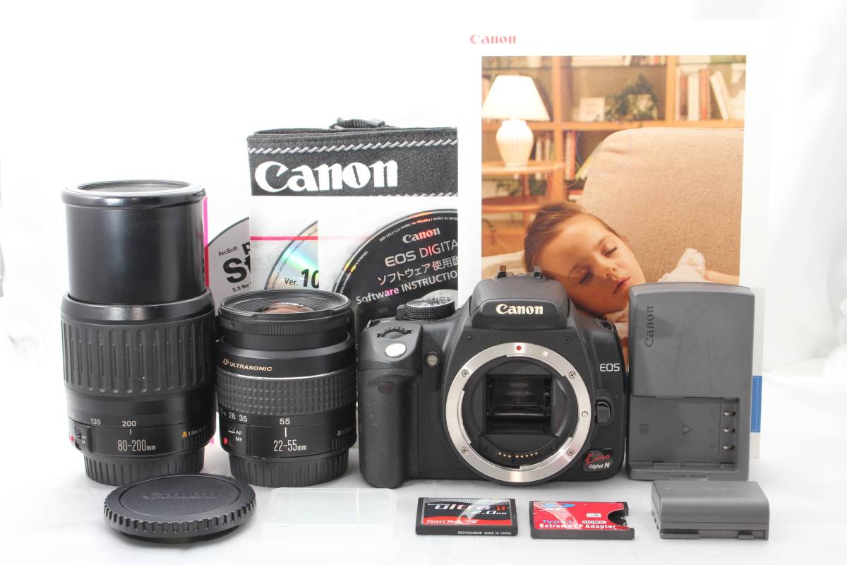 【傷や汚れあり】訳あり デジタル一眼レフカメラ EOS Kiss Digital N レンズキット 0208B002 Canon の落札情報詳細| ヤフオク落札価格情報 オークフリー