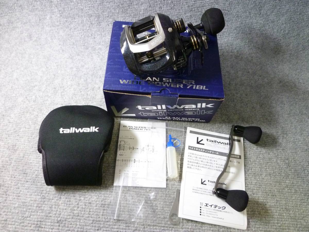 【未使用】(5474) 未使用品 tailwalk テイルウォーク ELAN エラン スーパーワイドパワー 71BL ベイトリールの落札情報詳細 - ヤフオク落札価格検索 オークフリー