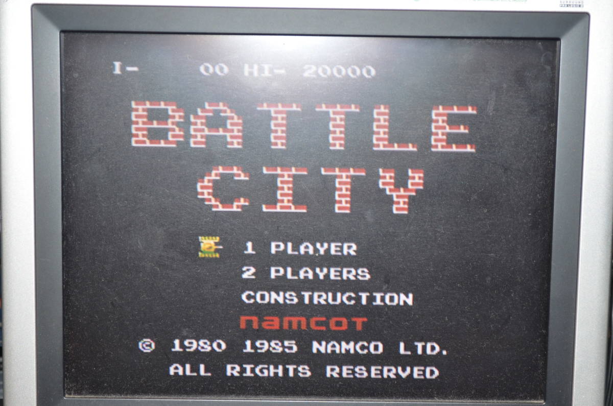 【やや傷や汚れあり】★動作良好★ファミコン ソフト バトルシティ battle city★FC ファミリーコンピュータ★ナムコ namco★の ...