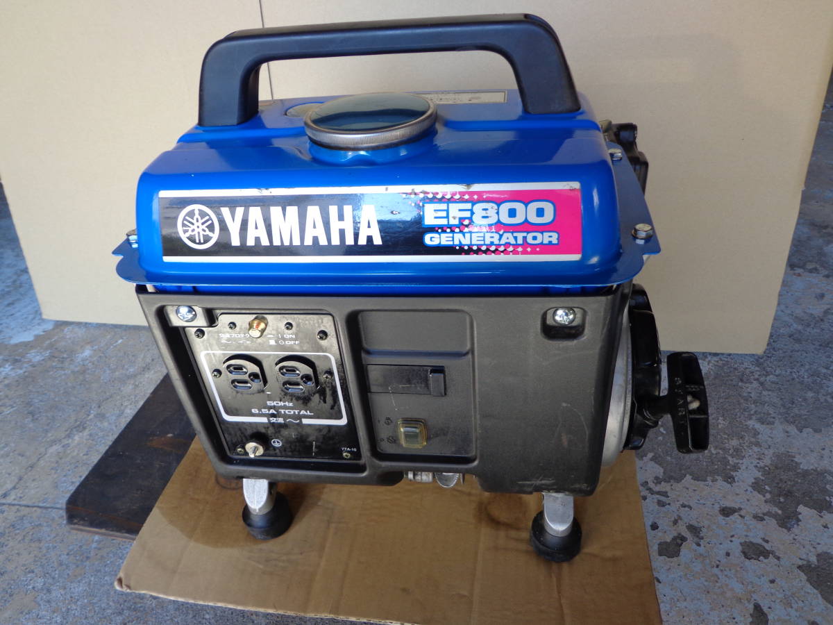 【やや傷や汚れあり】YAMAHA ヤマハ ポータブル発電機 cosmos EF800B 50Hz 4サイクル 中古品 整備済の落札情報詳細 - ヤフオク落札価格検索 オークフリー