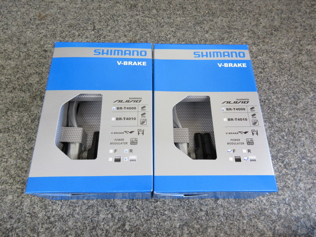 【未使用】 Vブレーキ 前後セット シマノALIVIO BR-T4000 シルバー 未使用品の落札情報詳細 - ヤフオク落札価格検索 オークフリー