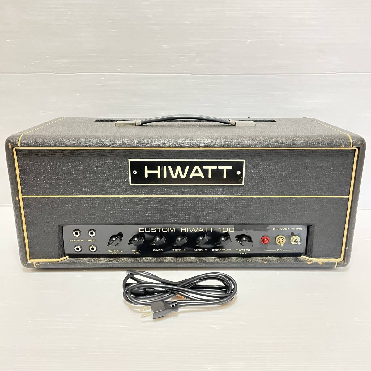 【傷や汚れあり】HIWATT CUSTOM HIWATT 100 MODEL DR103 TYPE AP ハイワット アンプの落札情報詳細 ...