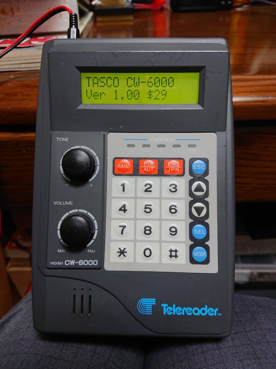 【全体的に状態が悪い】CW解読機 テレリーダー Telereader CW-6000 ジャンク品の落札情報詳細 - Yahoo!オークション ...